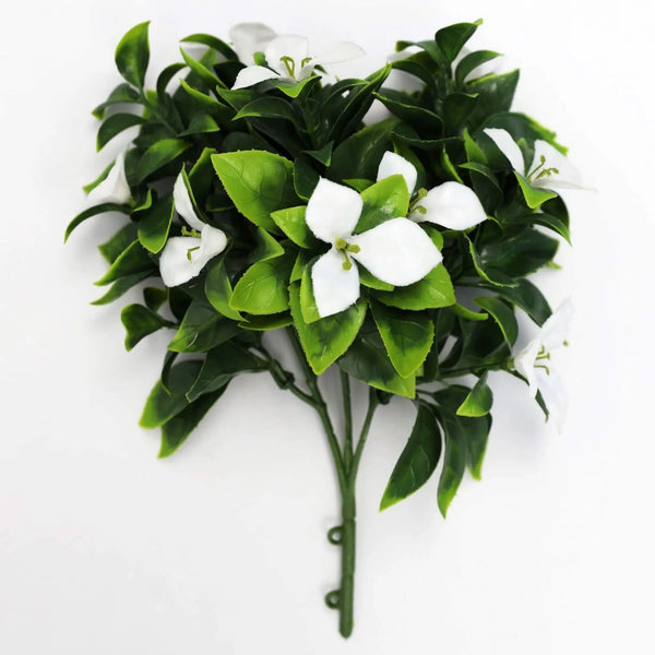White Flowering Jasmine Stem UV Resistant 30cm - Outdoors Lifestyle