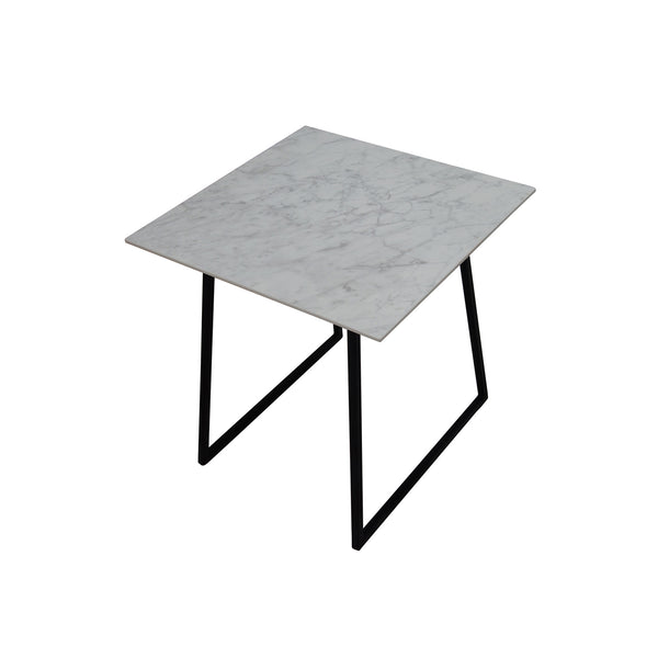 Turin Marble Side Table - Outdoors Lifestyle